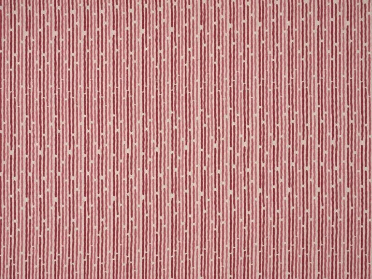 Pierre Frey Thorp Of London | Fabrics Broken stripe - Raspberry (T0104003)